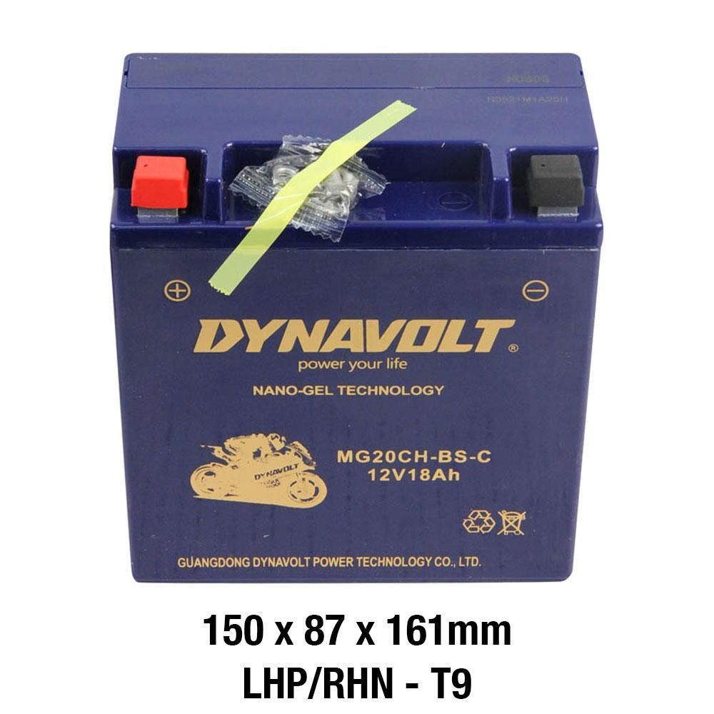 DYNAVOLT Battery AGM FA Nano Gel 12Volt 18Ah MG20CH-BS-C
