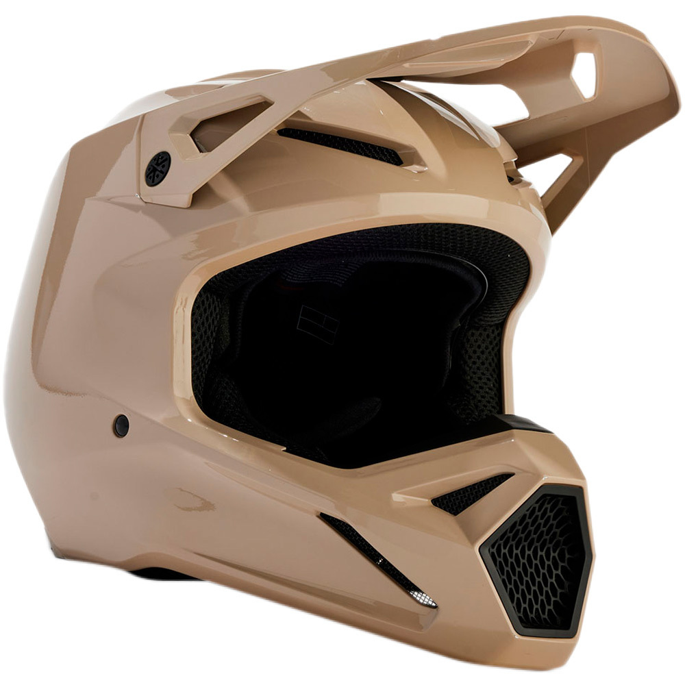 FOX V1 Solid Off Road Helmet Taupe - Fox