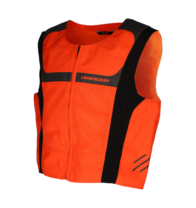 DRIRIDER NEON HI-VIS MESH VEST HI-VIS/ORANGE