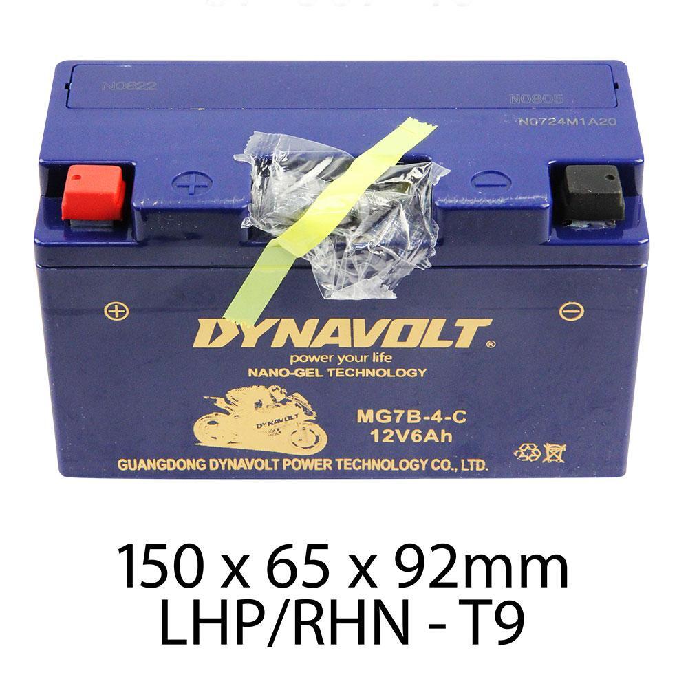 DYNAVOLT Battery AGM FA Nano Gel 12Volt 6Ah MG7B-4-C