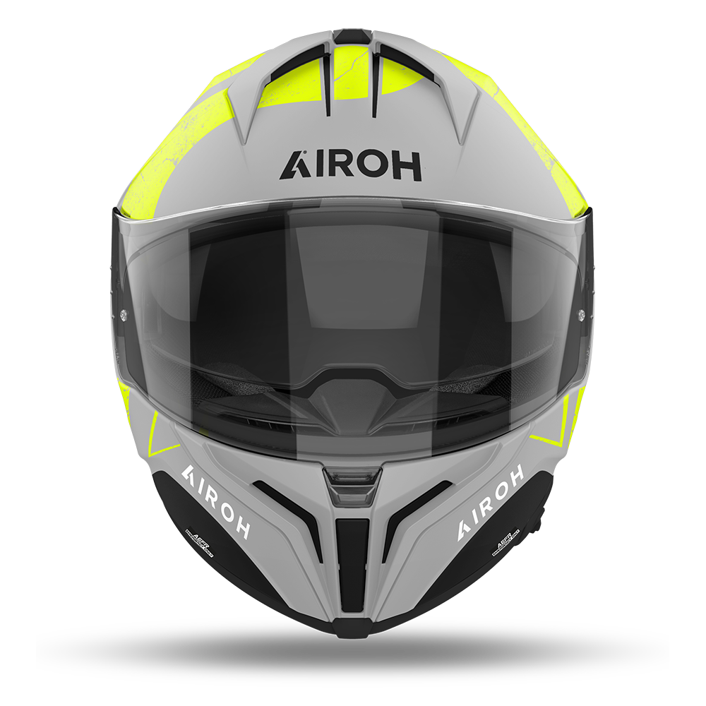 AIROH MATRYX HELMET SCOPE YELLOW MATT