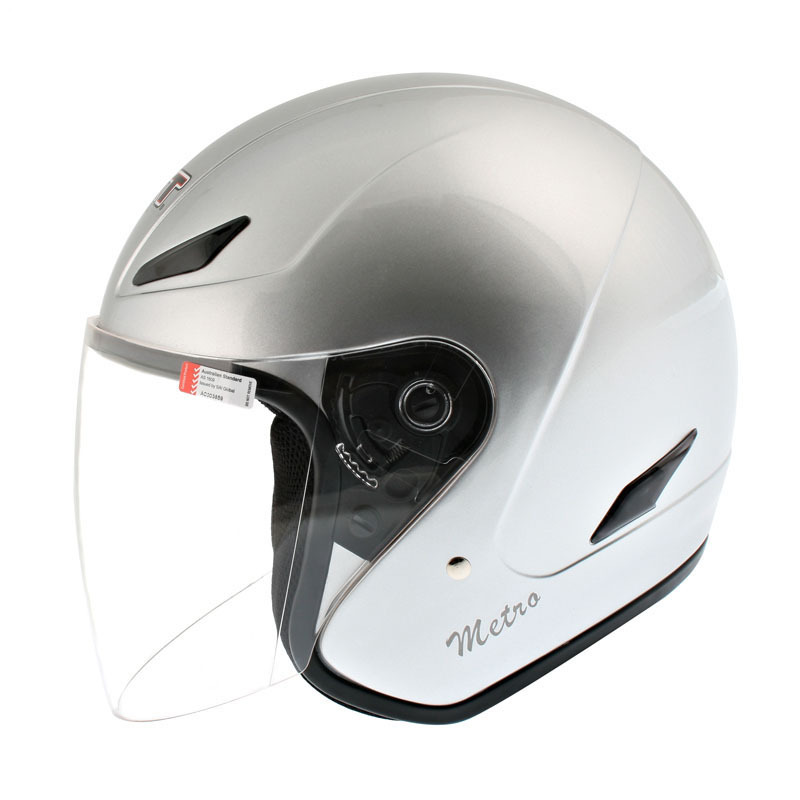 RXT A218 METRO HELMET SILVER