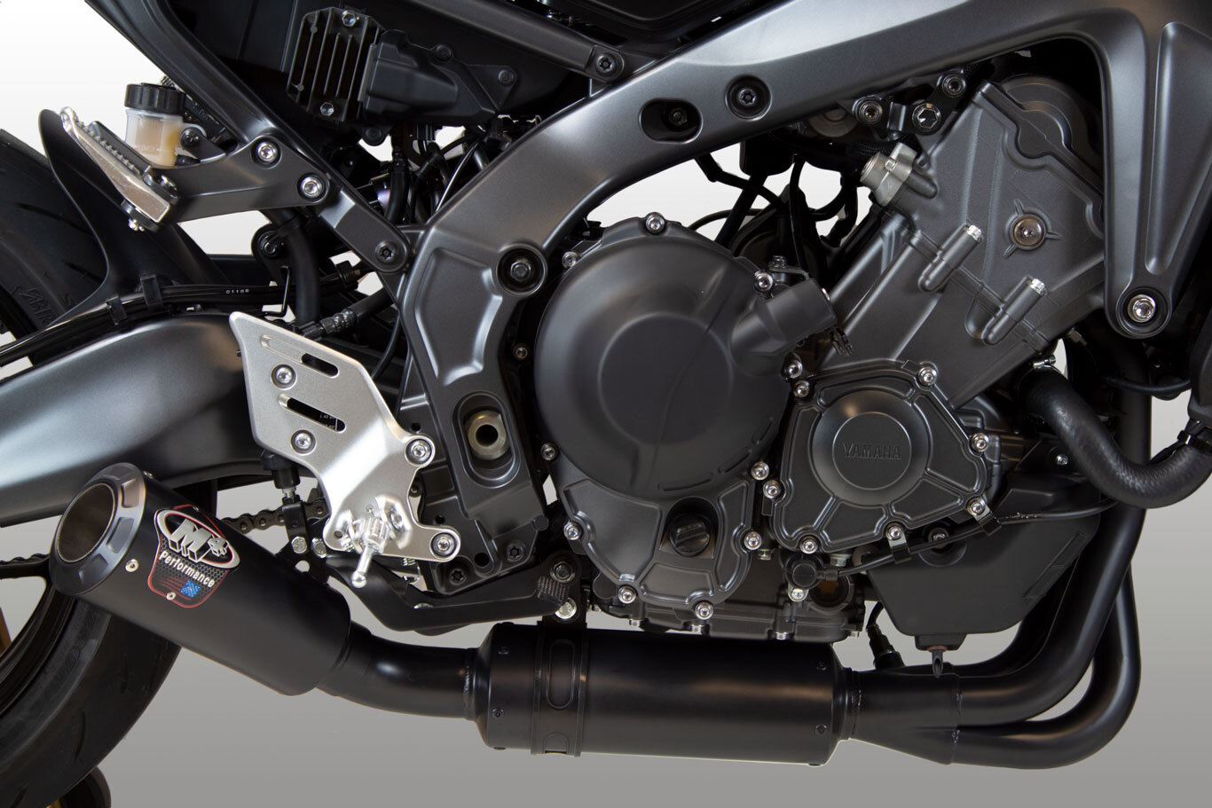 M4 ALL BLACK FULL SYSTEM MT09/XSR900 2021-2024