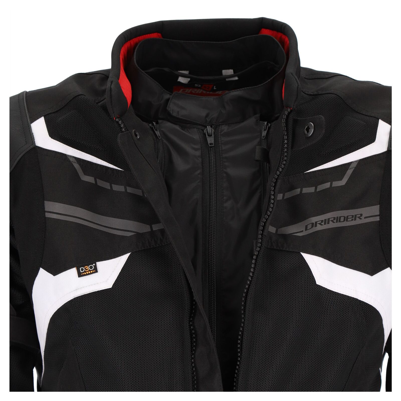 DRIRIDER CLIMATE CONTROL EXO 4 JACKET BLACK/WHITE
